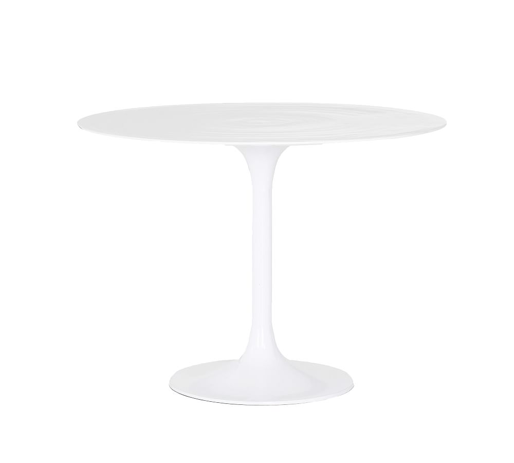 Collier Metal Round Outdoor Dining Table (42") | Pottery Barn