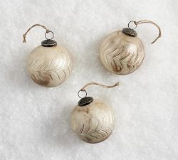 Printed Sphere Ornament | Pottery Barn