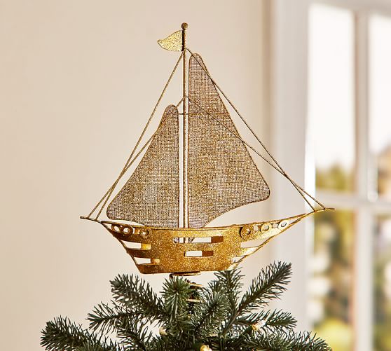 Ship Tree Topper | Pottery Barn