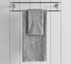 Shell Sculpted Towel | Pottery Barn