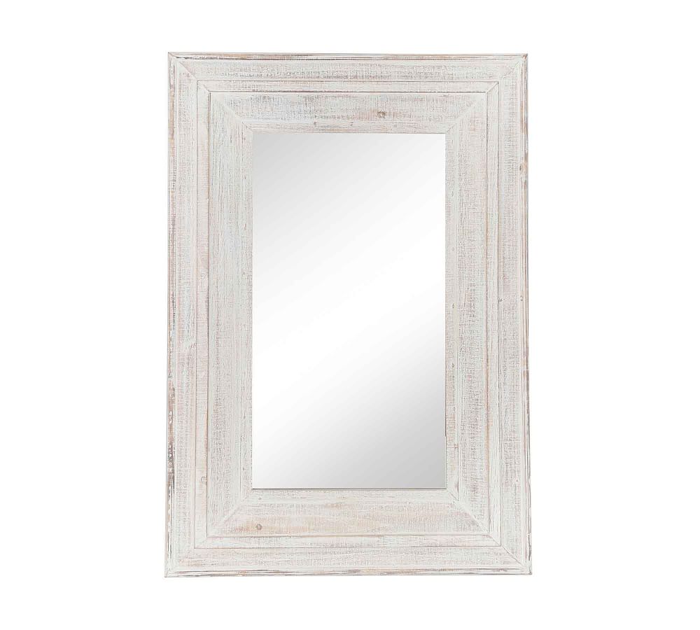 Riley Wood Framed Wall Mirror | Pottery Barn