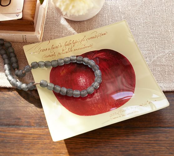 Apple Decoupage Tray | Pottery Barn