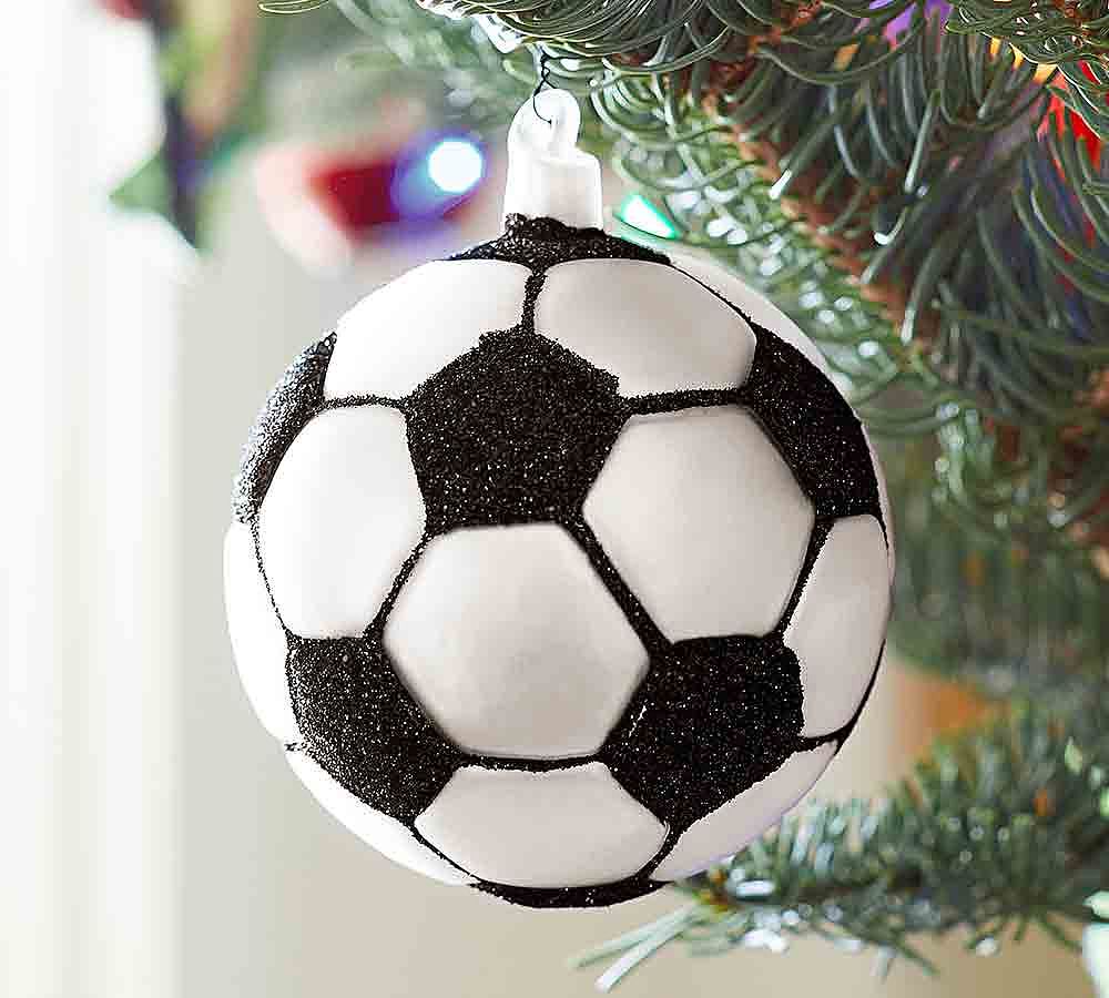 Soccer Ball Christmas Ornament | Pottery Barn
