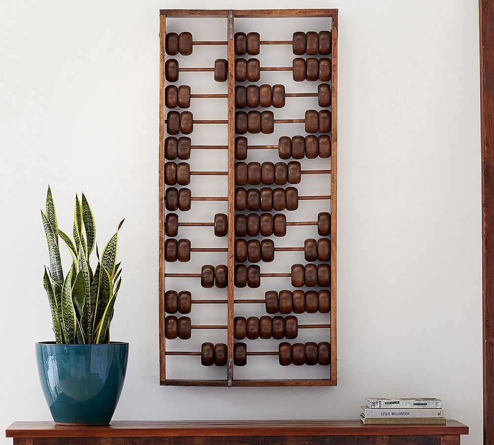 Oversized Abacus Wall Art | Wall Decor | Pottery Barn