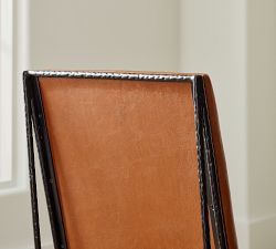 Rockwell Leather Dining Chair | Pottery Barn