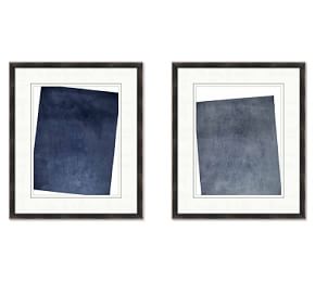 Slanted Block Framed Wall Art | Pottery Barn