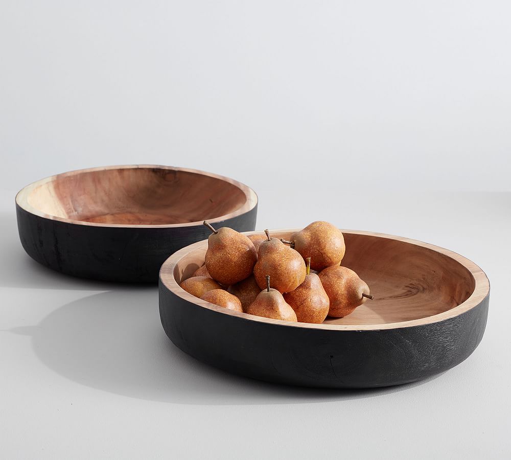 Burned Wooden Trays | Decorative Objects | Pottery Barn