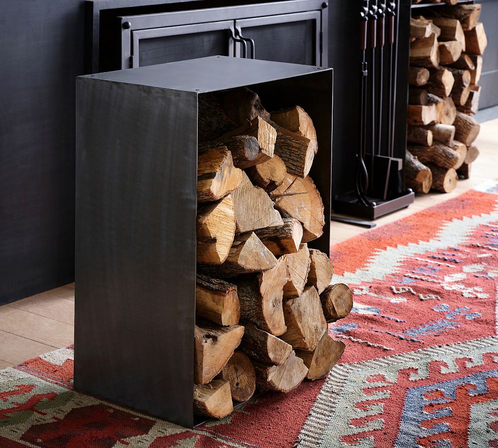 Modular Fireplace Log Holder | Pottery Barn