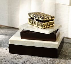 Bone Lidded Boxes | Pottery Barn