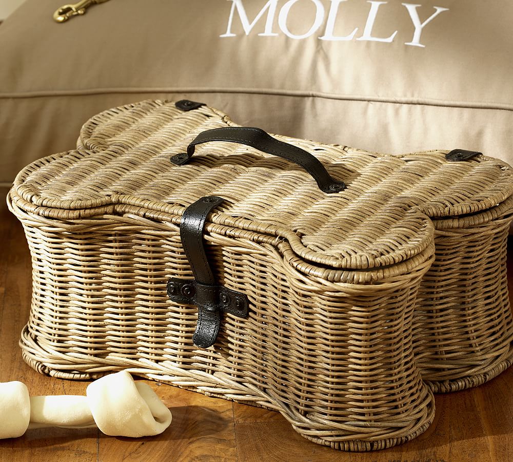 Dog Toy Handwoven Storage Basket | Pottery Barn