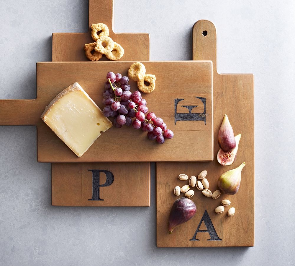 Alphabet Cheese Boards | Pottery Barn