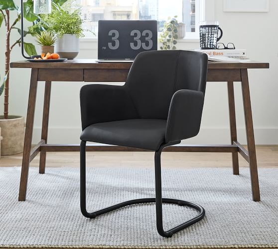 Craig Leather Desk Chair | Pottery Barn