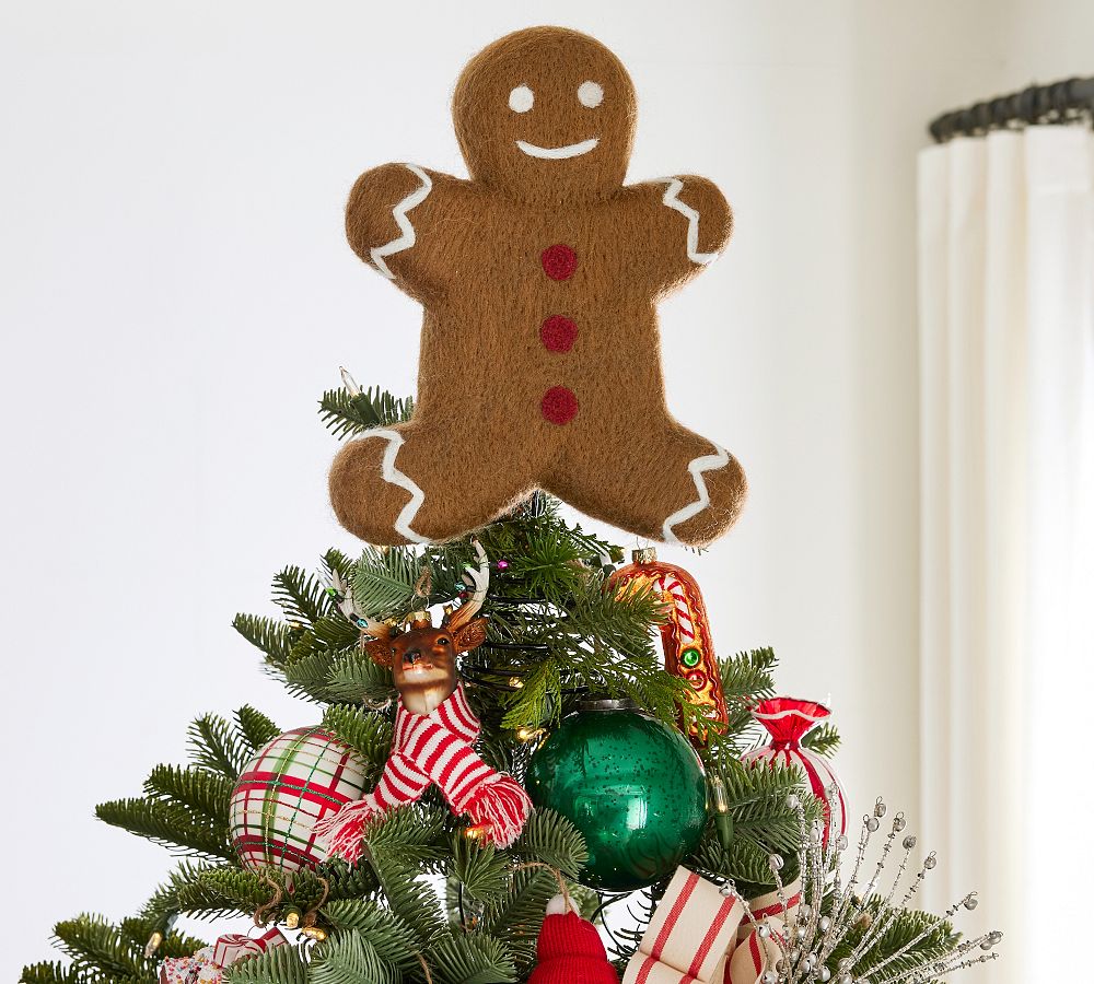 Gingerbread Tree Topper | Pottery Barn