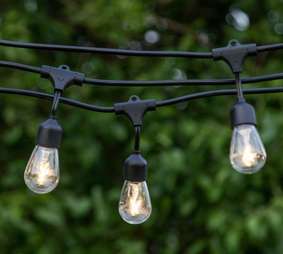 Outdoor String Lights, Patio Lights & LED String Lights | Pottery Barn