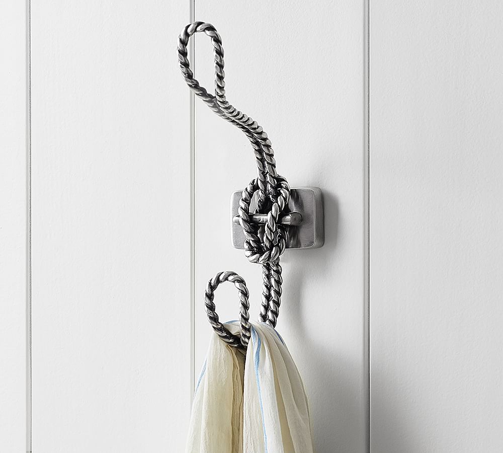 Nautical Rope Single Hook | Pottery Barn
