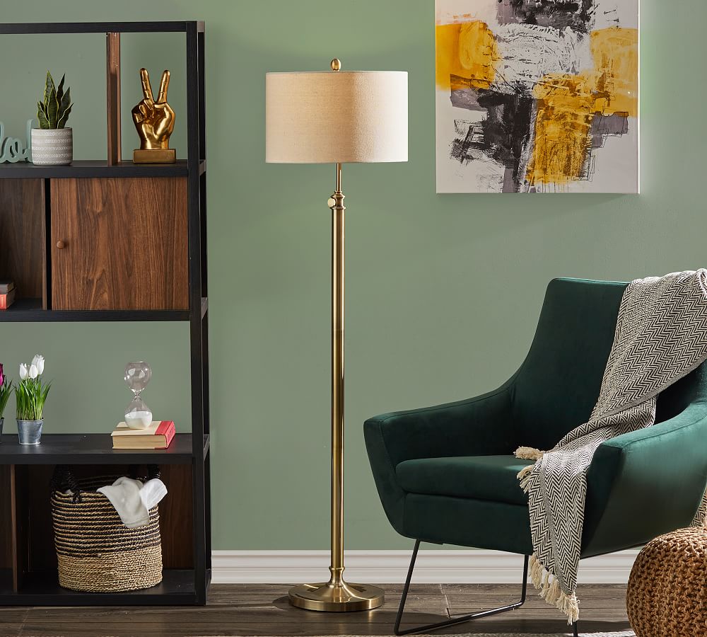 Fig Iron Floor Lamp (66") | Pottery Barn