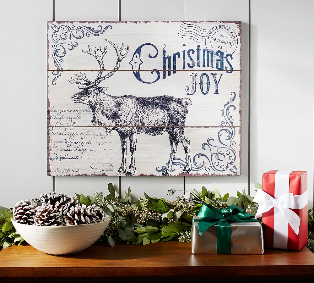 Christmas Joy Art | Wall Decor | Pottery Barn