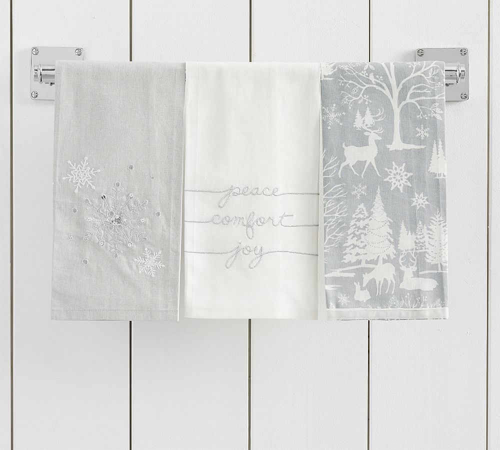 Winter Wonderland Guest Towel | Pottery Barn