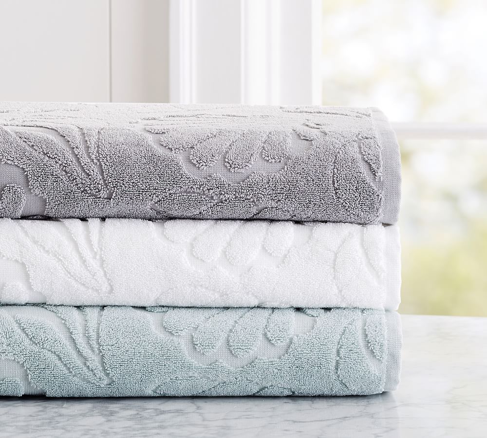 Shell Sculpted Towel | Pottery Barn