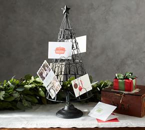 Christmas Tree Card Holder | Pottery Barn