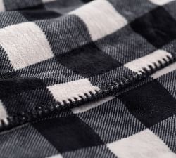 Cozy Buffalo Check Throw Blanket | Pottery Barn