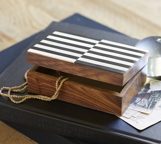 Piano Key Box | Pottery Barn