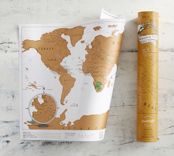 Scratch Map | Pottery Barn