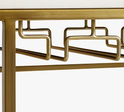 Delaney Marble Bar Console (34") | Pottery Barn
