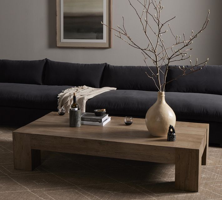 Fia Rectangular Coffee Table (70") | Pottery Barn