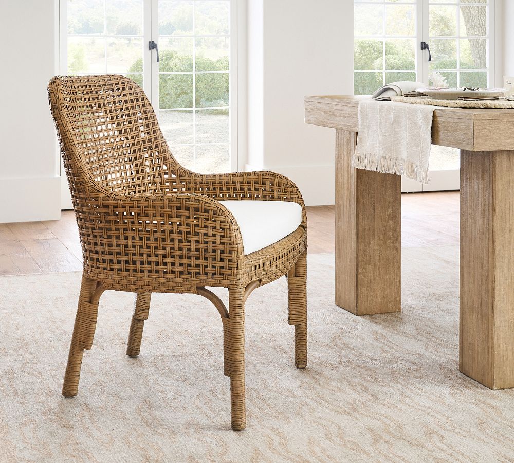 Mesa Rattan Dining Chair | Pottery Barn