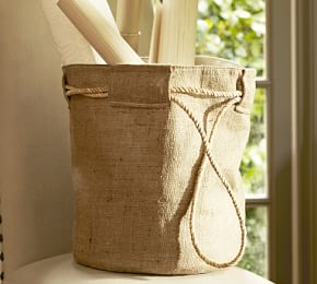 Reinforced Burlap Baskets | Pottery Barn