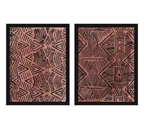 Tribal Tiles Paper Print | Pottery Barn