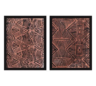 Tribal Tiles Paper Print | Pottery Barn