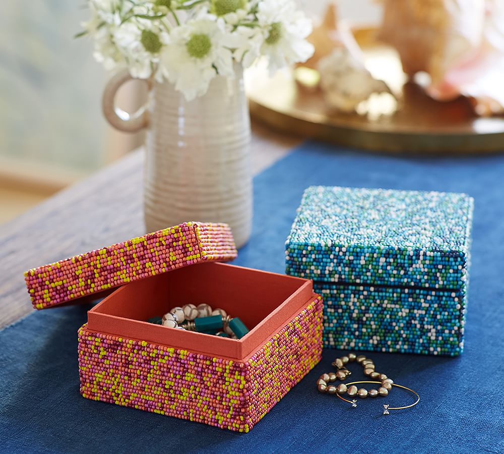 Beaded Boxes | Pottery Barn