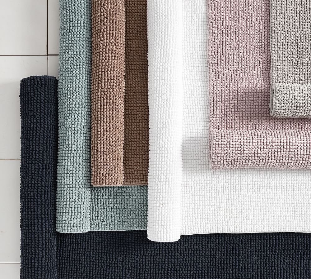 Textured Organic Bath Mat | Pottery Barn