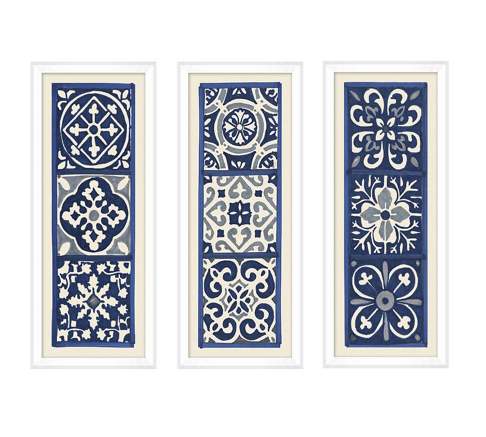 Santorini Tile Prints | Pottery Barn