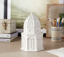 Rome Stacking Box Desk Organizer | Pottery Barn