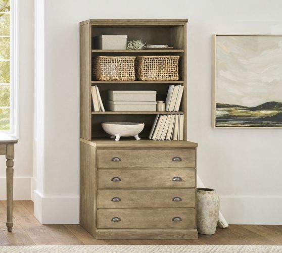 Printers Storage Bookcase (32") | Pottery Barn