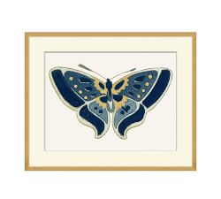 Blue & Gold Butterfly Framed Prints | Pottery Barn
