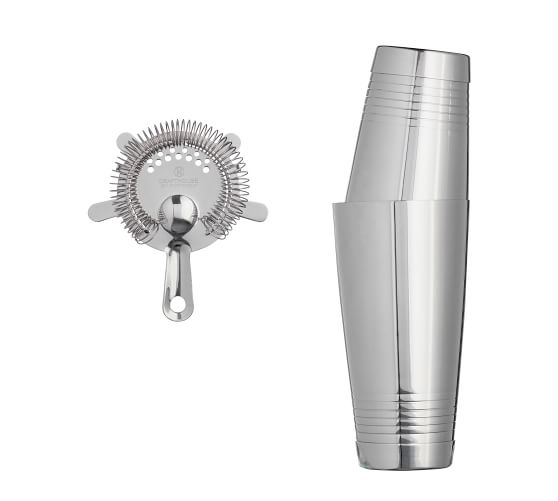 Monogram Cocktail Shaker | Pottery Barn