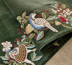 12 Days of Christmas Velvet Table Runner | Pottery Barn