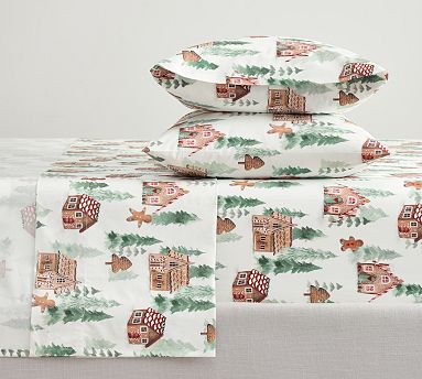 Gingerbread Forest Sheet Set | Pottery Barn