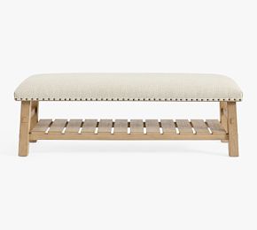 Caden Upholstered Bench | Pottery Barn