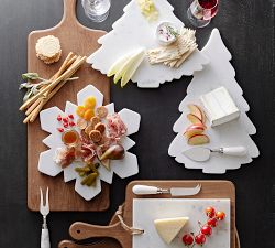 Marble Snowflake Cheese Board | Pottery Barn