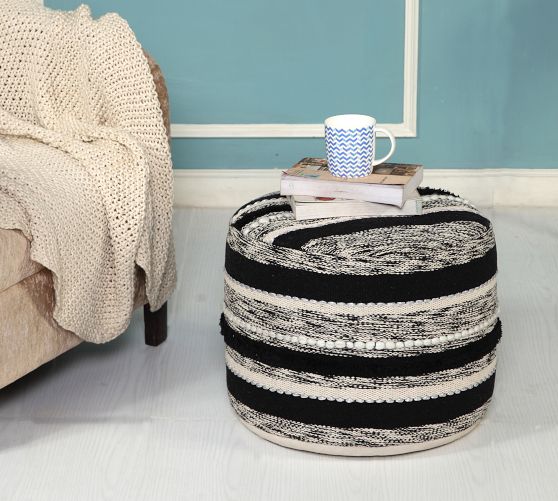 Poufs, Pouf Ottomans & Floor Pillows | Pottery Barn