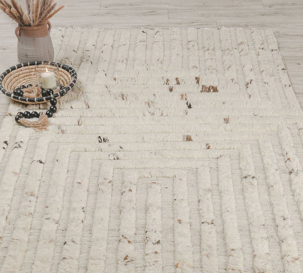 Trae Handwoven Wool Rug | Pottery Barn