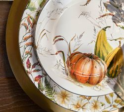 Bedford Harvest Gourd 12-Piece Stoneware Dinnerware Set | Pottery Barn