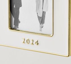 Dated Enamel Frame Ornament | Pottery Barn