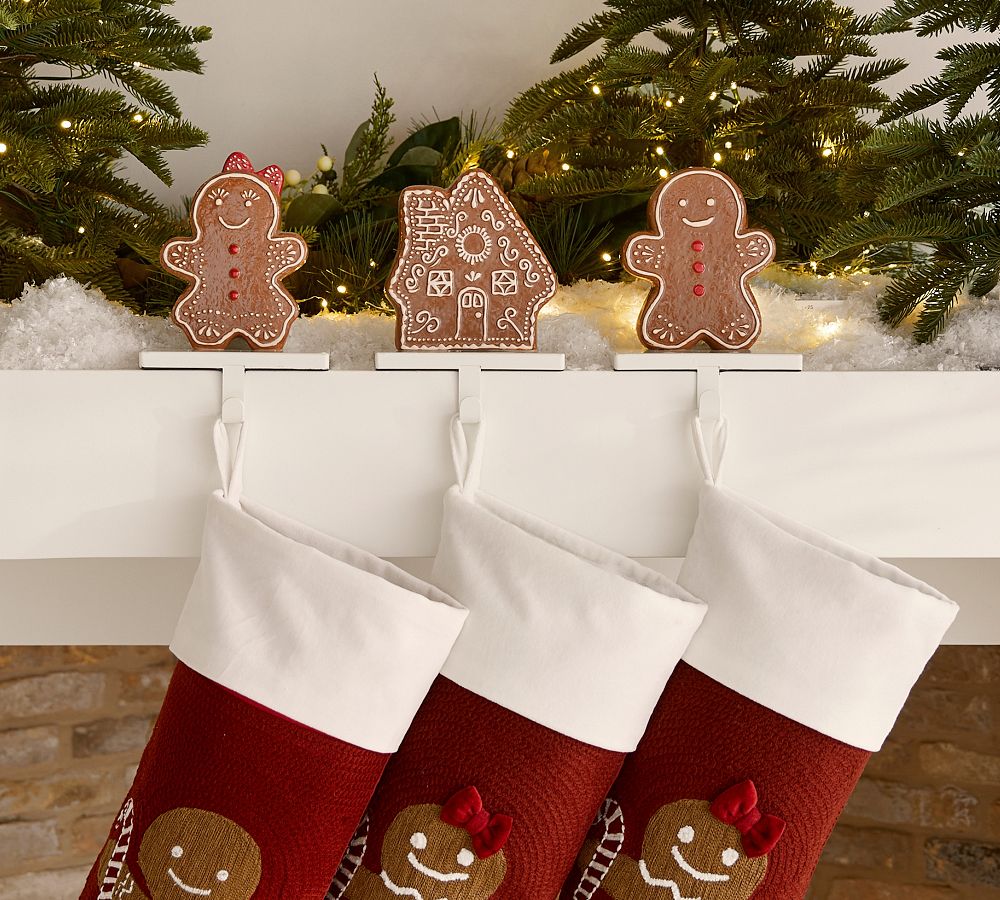 Gingerbread Stocking Holder | Pottery Barn