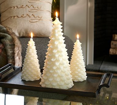 Tree Shaped Candle | Pottery Barn